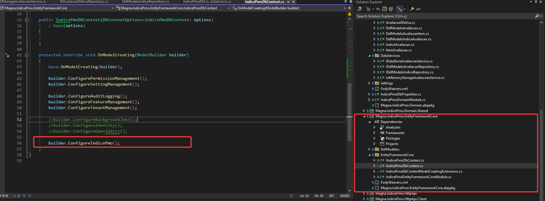 Persistência dos dados - MITH