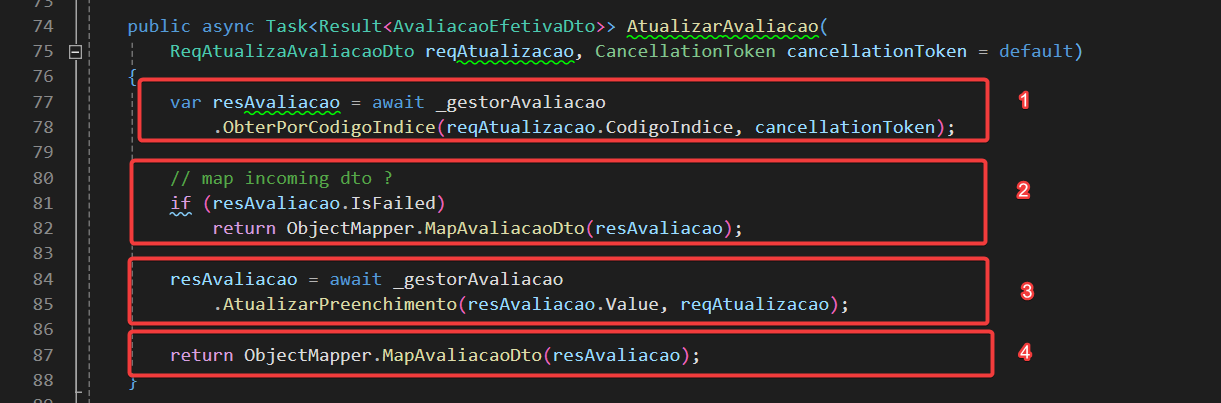 Implementação das funcionalidades - MITH